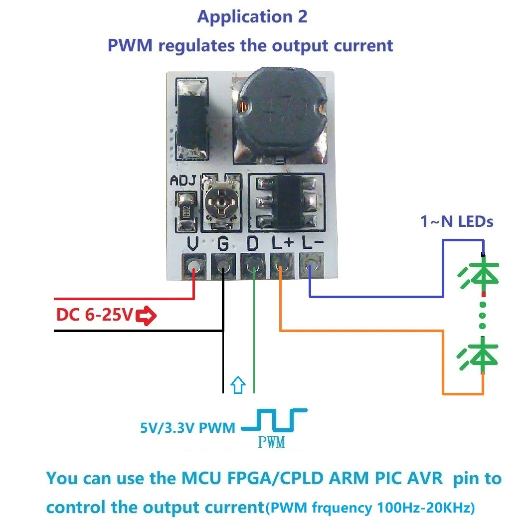 LD24AJTA DC 12V 24V LED Dimming Control 0-910MA Constant Current ...